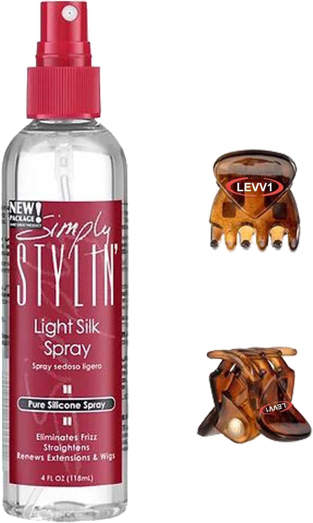Amazon.com : Simply Stylin Light Silk Spray Pure Silicone Hair ...