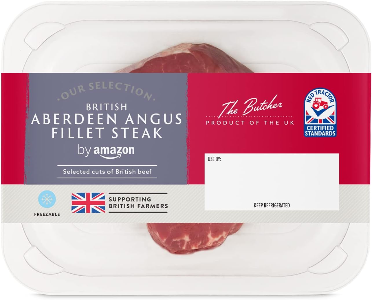 by Amazon Our Selection Aberdeen Angus Fillet Steak, 170g : Amazon.co ...