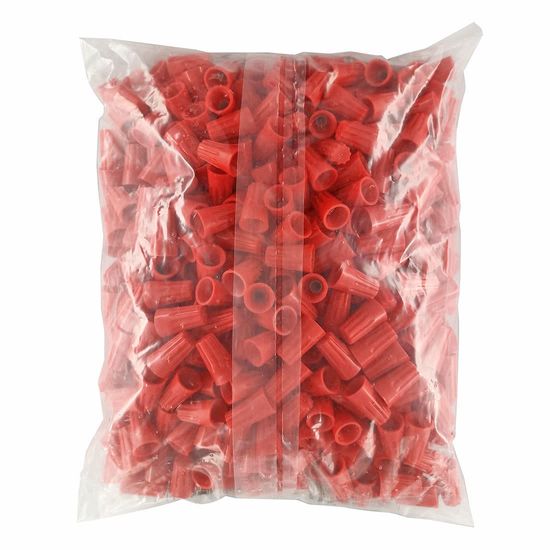 Snapklik.com : UL Listed Red Electrical Wire End Connectors Ribbed Caps ...