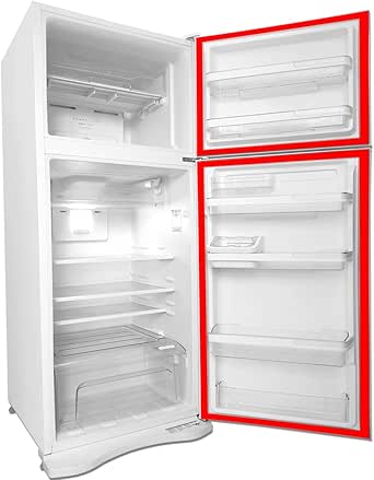Jogo Borracha Gaxeta Geladeira Porta E Freezer Para Consul CRD48 (Cinza) | Amazon.com.br