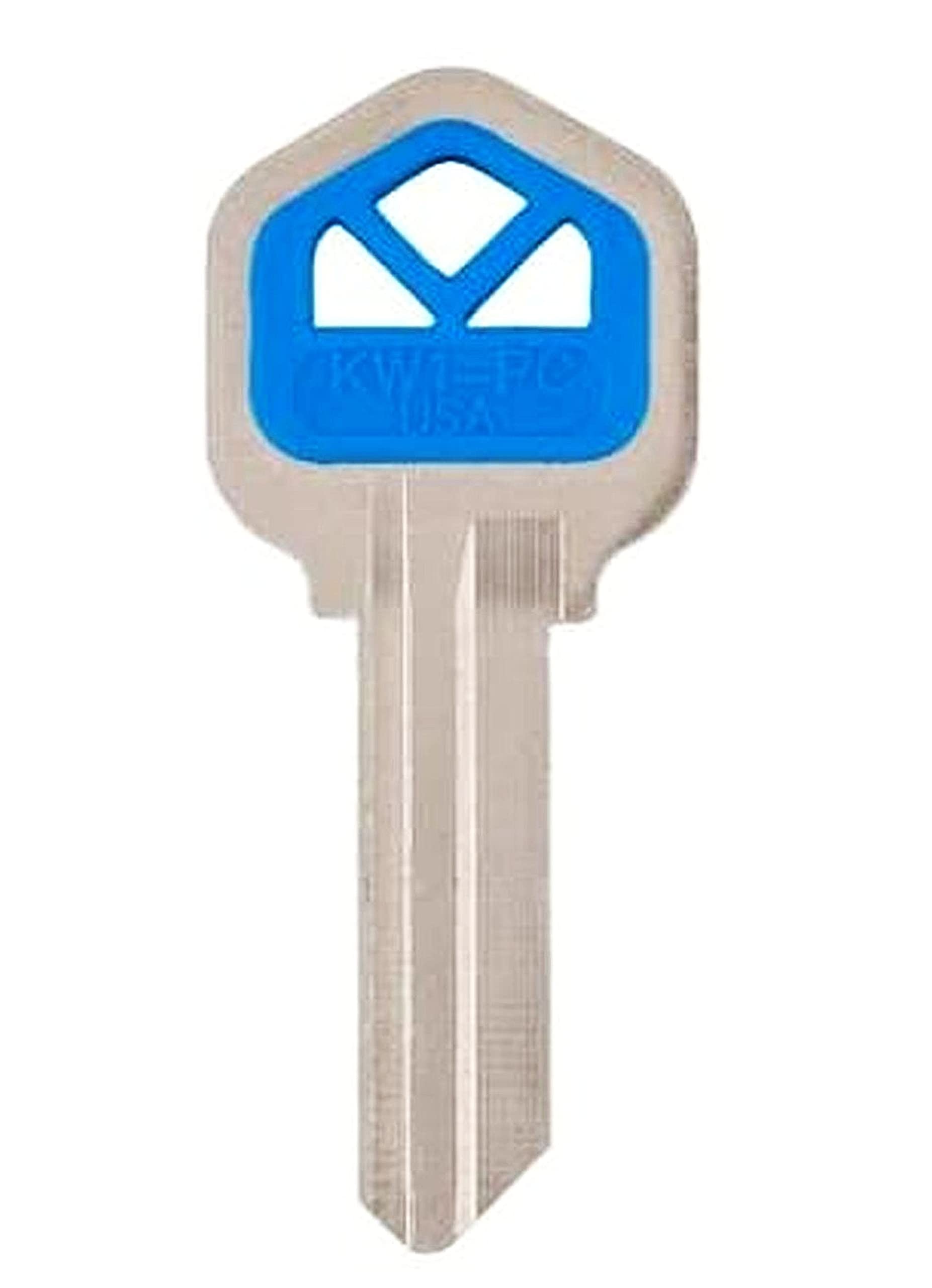 KW1-PC-BLUE KABA ILCO KWIKSET BLUE KEY BLANK - Quantity 5 - Amazon.com