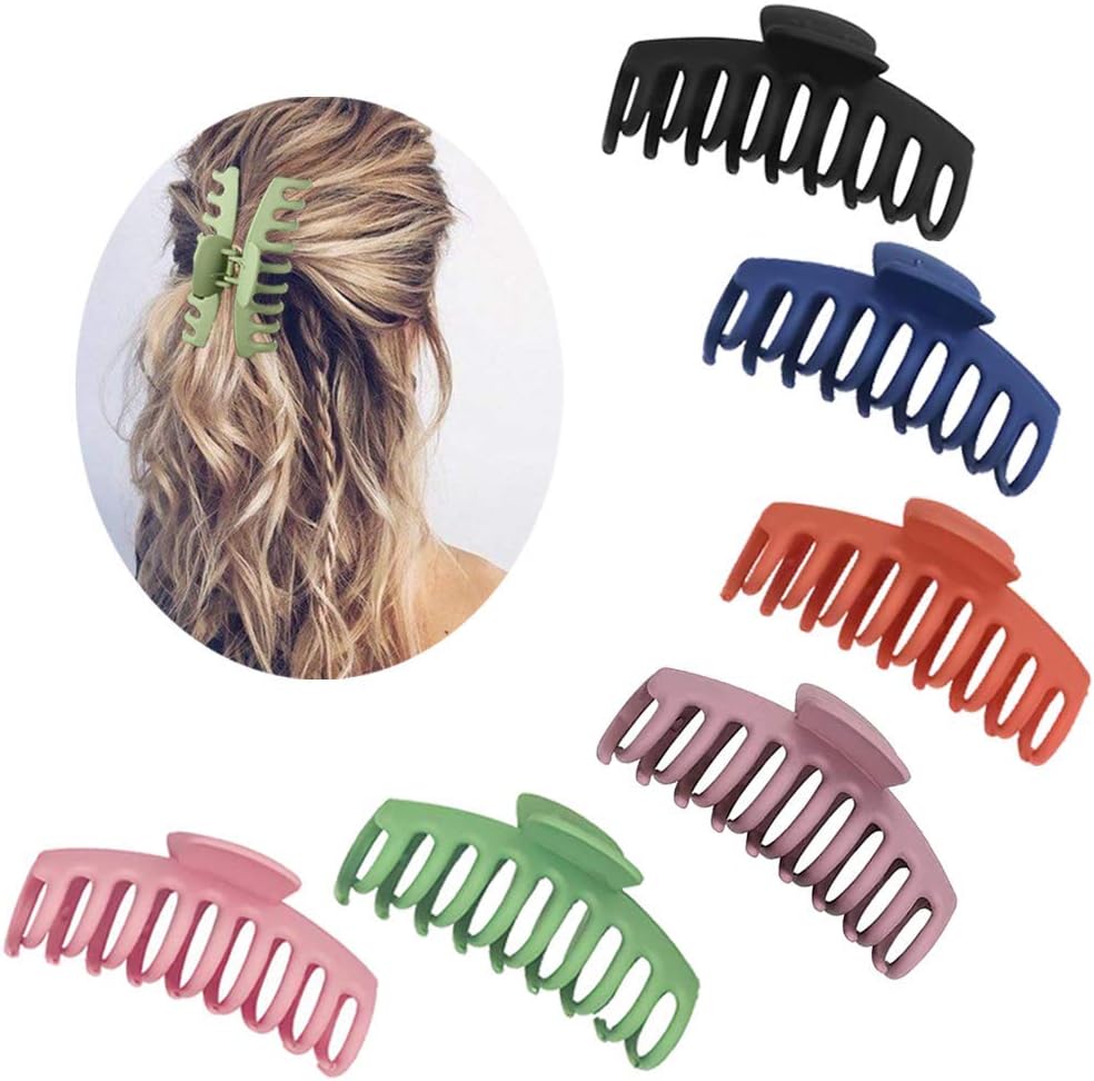 Amazon.com : Youxuan Hair Claw for Women, 4 Inch Pretty Hair Clip, Hair ...