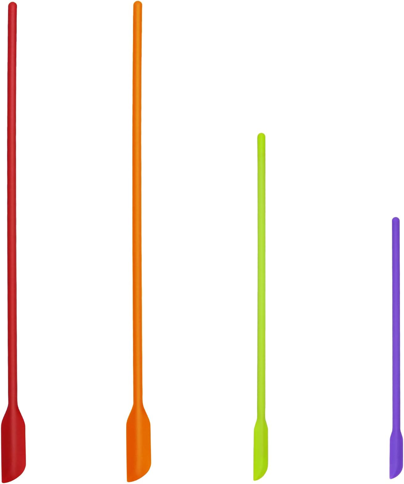 Amazon.com: Mini Spatula 3Pcs Small Silicone Spatula Colorful Thin ...