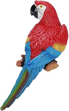 Amazon.com: Oubit Nikou Parrot Decor Resin Realistic Parrot Statues for ...