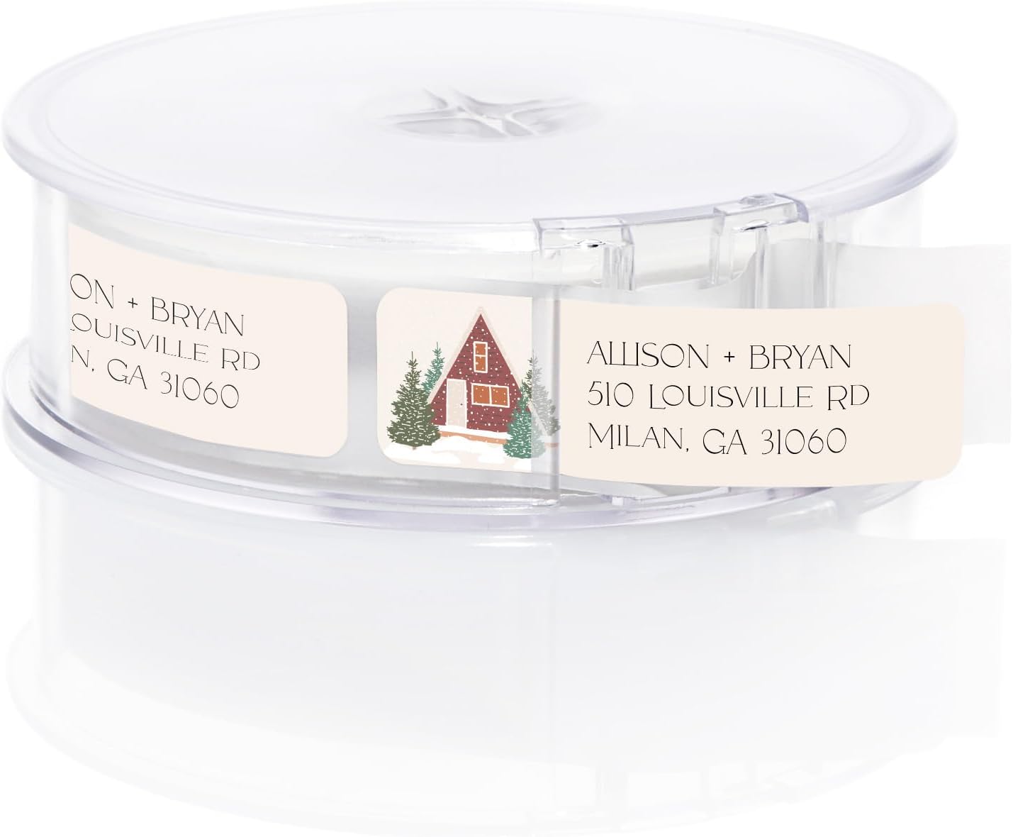 Amazon.com : Assorted Winter Houses Rolled Address Labels / 250 ...