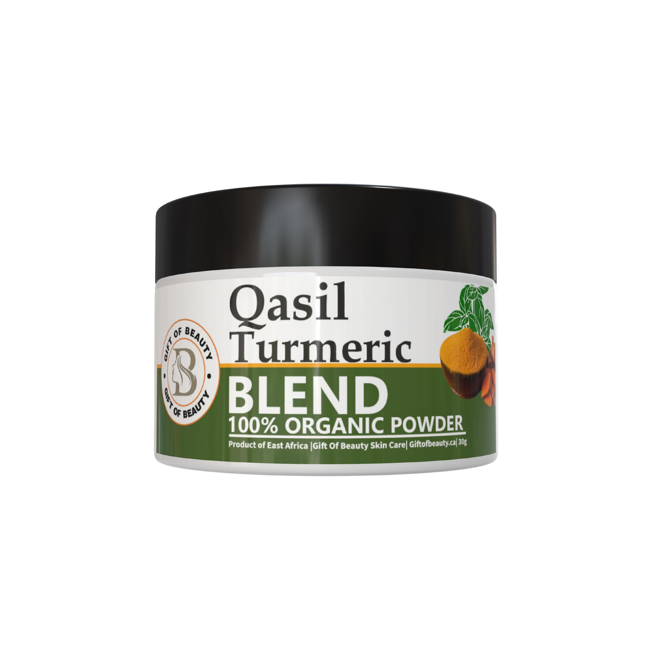 Qasil and Turmeric Blend Powder - Natural Skincare Face Mask for ...