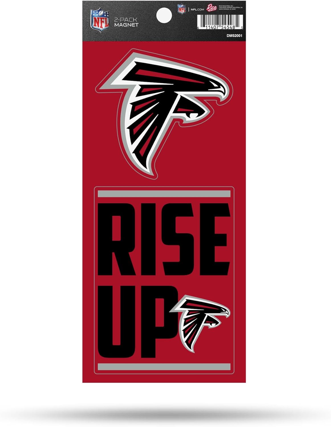 Amazon.com : Rico Industries NFL Football Atlanta Falcons 2-Pack ...