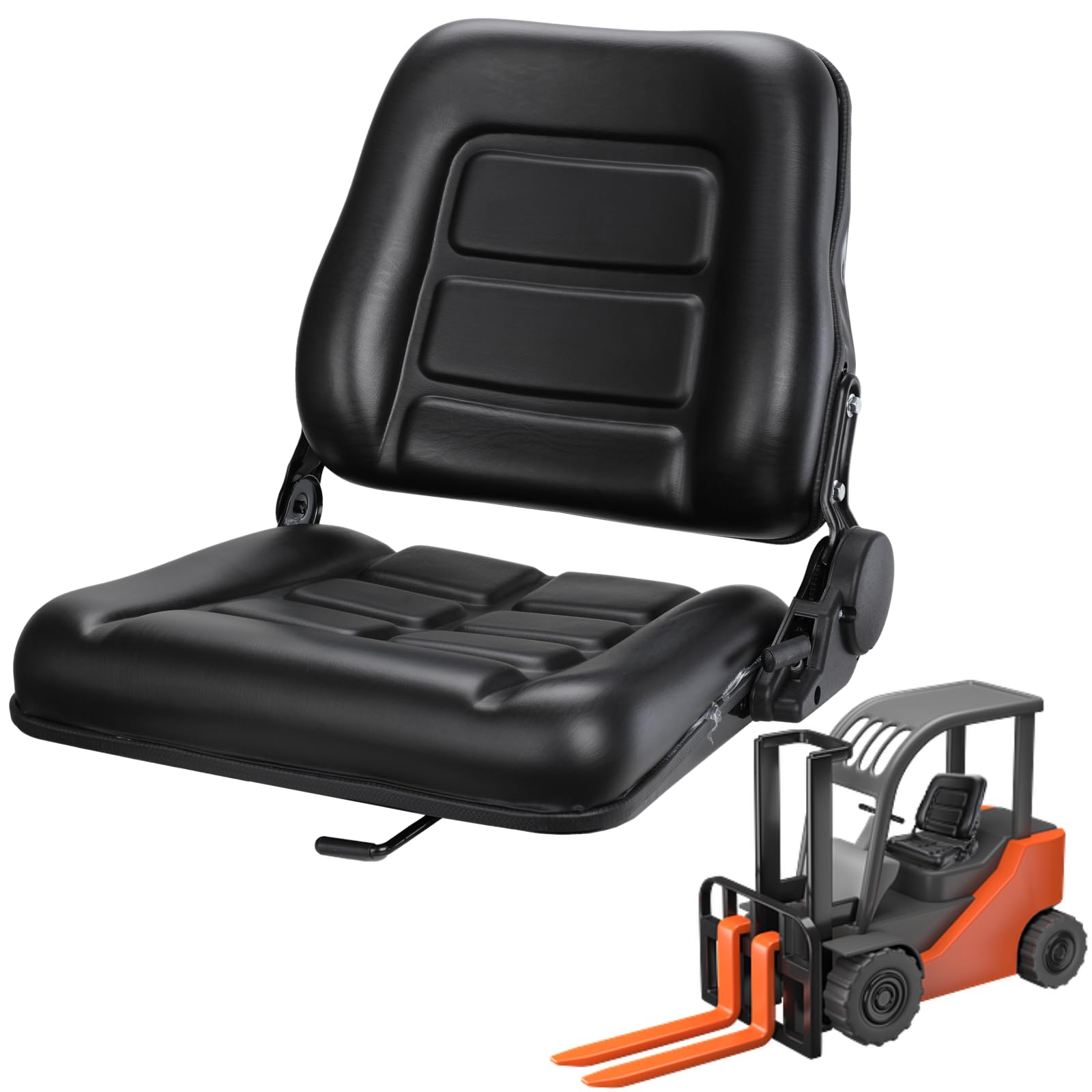 yeesport Universal Forklift Seat, Fold Down Forklift Seat with ...