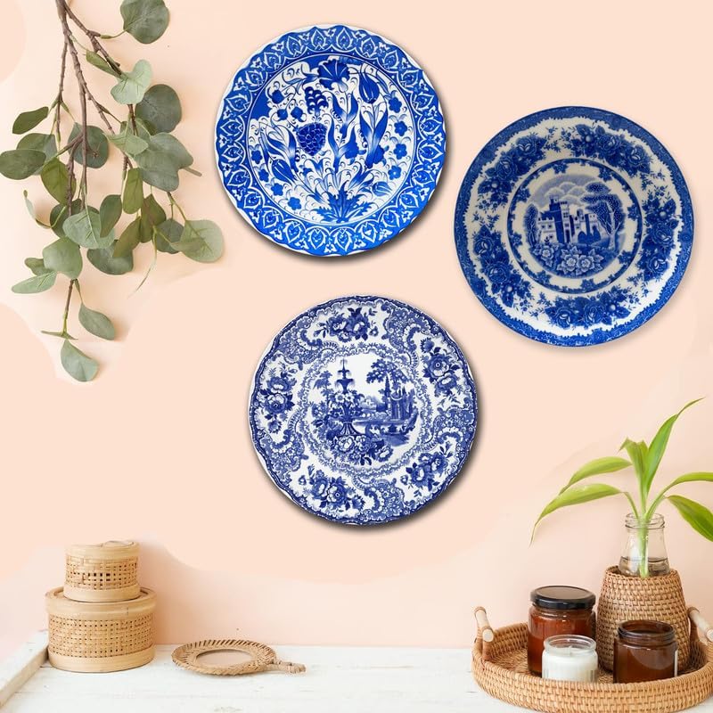 Buy Fit-in Trends Decorative Wall Plate|Stand & Metal Hook Pottery ...