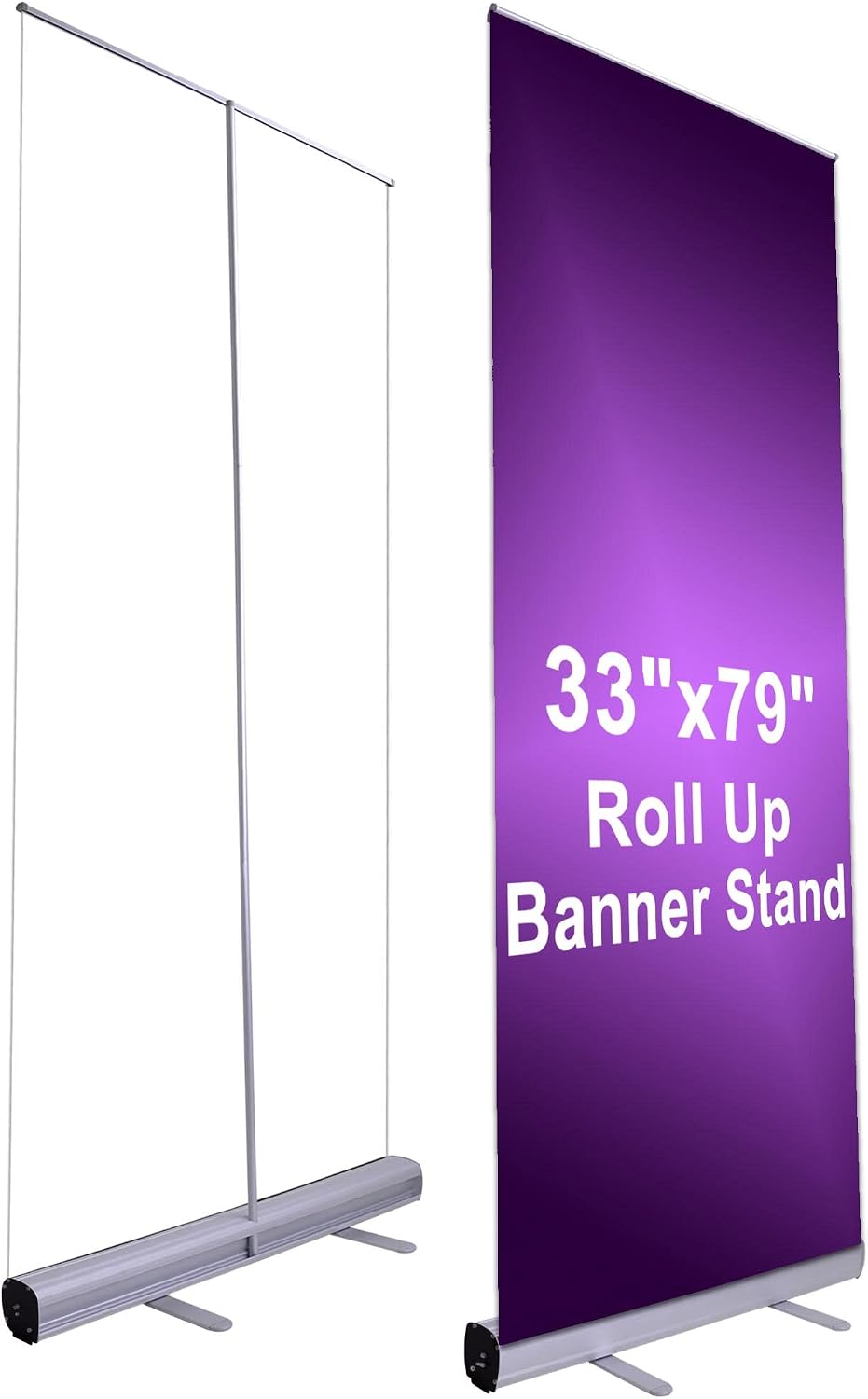 Instahibit 10pcs 33″x79″ Economía feria retráctil Rollup Banner Stand ...