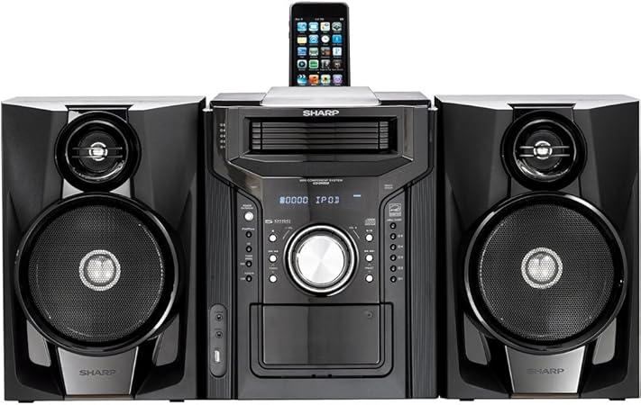 Amazon.com: Sharp HE CD-DH950P 240W Mini-Component System and iOS ...