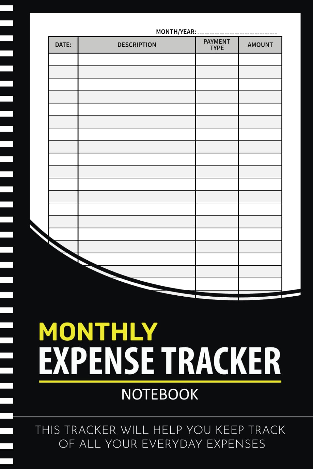 Expense Tracker Notebook: Daily Spending Tracker Organizer Log Book ...