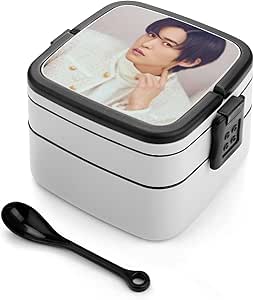 Amazon.co.jp: Meguro Lotus Bento Box, 2-Tier, Fluffy, Bento Box ...
