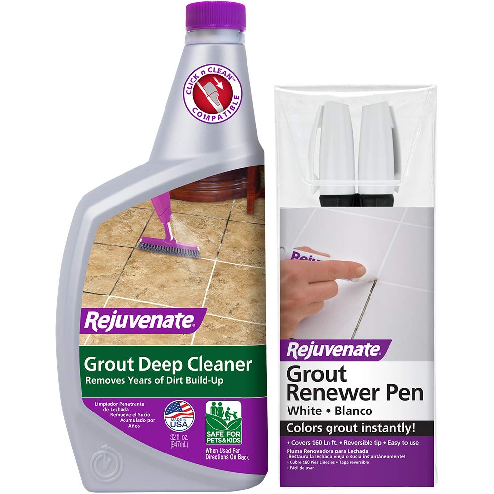 Amazon.com: Rejuvenate Grout Deep Cleaner - Cleaning Formula Instantly ...