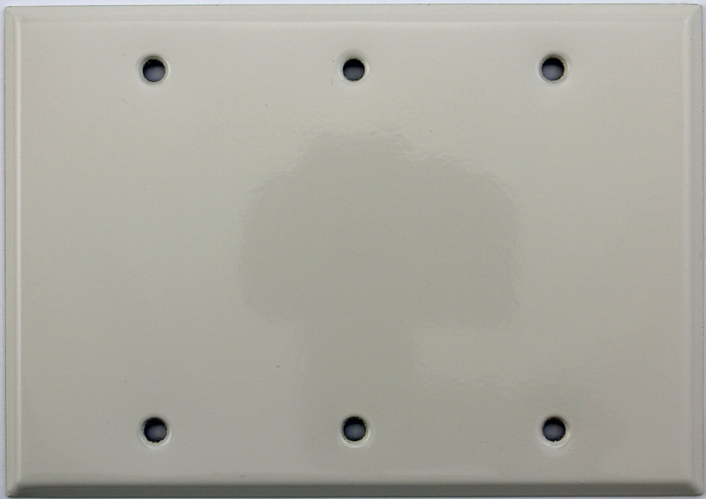 Light Almond 3 Gang Blank Switch Plate - Amazon.com