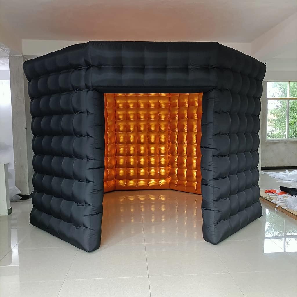 Amazon.com: ADLOF Hexagon Inflatable Photo Booth, Large 6.5x8.2ft ...