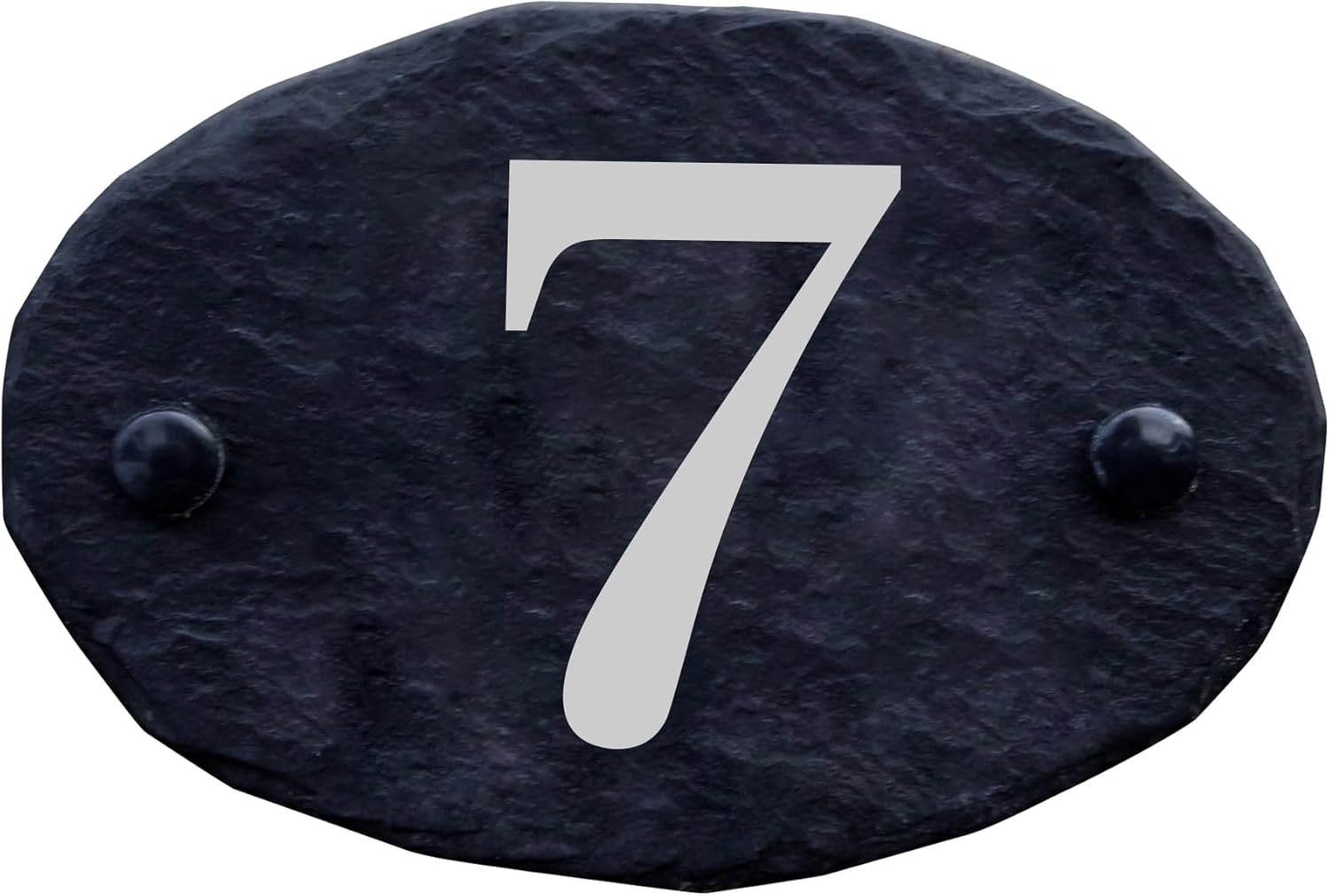 Personalised Slate House Signs, Rustic Black Farmhouse Design, Custom ...