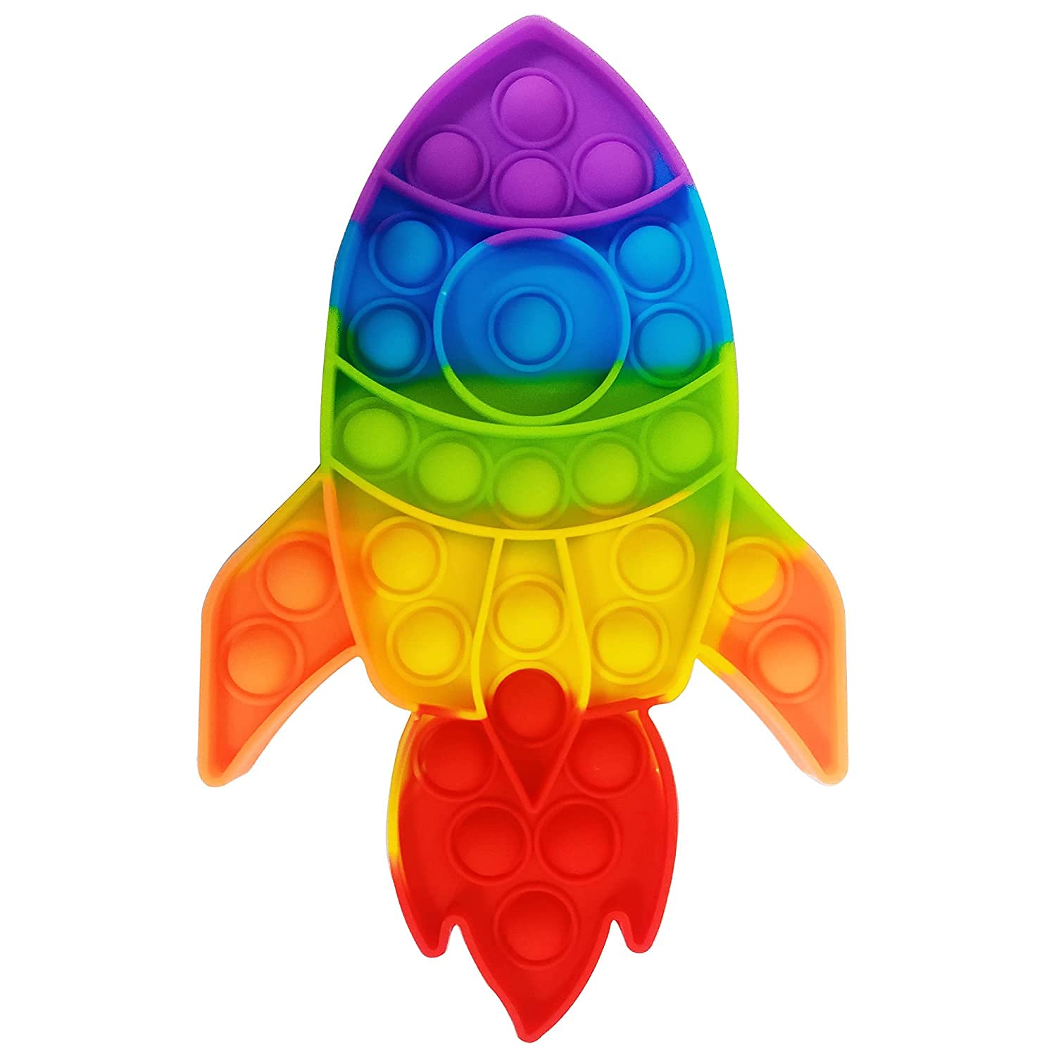 Buy Bubble Sensory Fidget Toy Push Pop It Fidget Toys (Rocket) Online ...