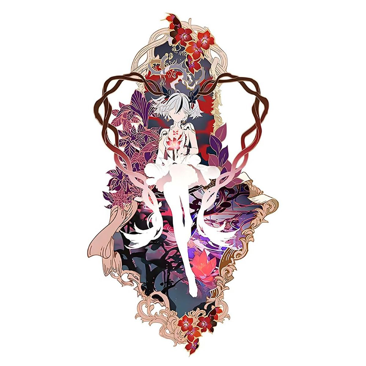 Amazon.com: TEMIHrbe Camellya Acrylic Figure Stand Wuthering Waves 3 ...