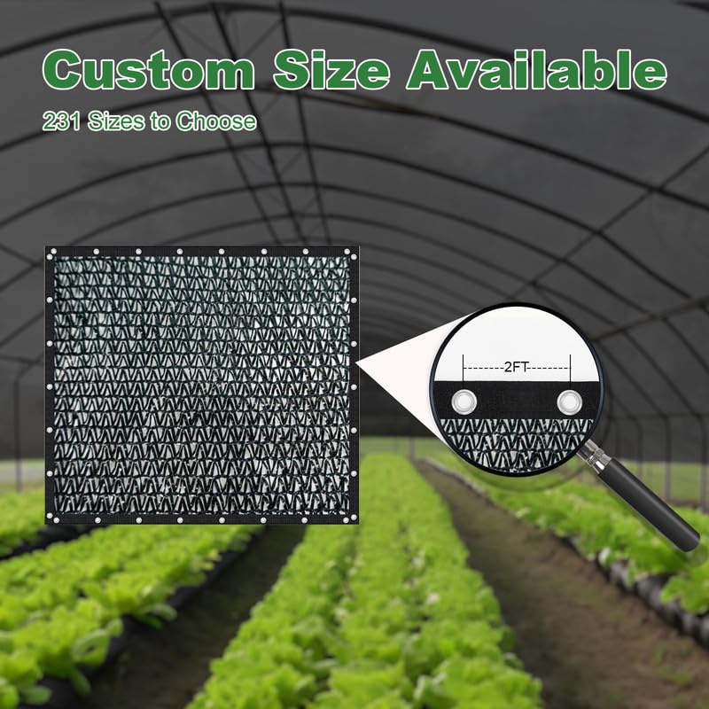 Snapklik.com : Amagenix 50% Black Shade Cloth, Resistant Garden Sun ...