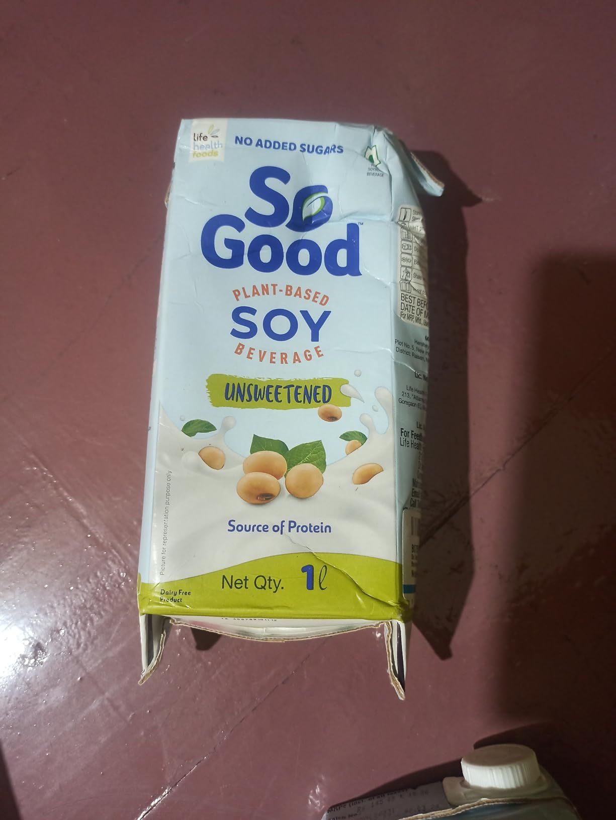 So Good Plant Based Soy Beverage Unsweetened 200 ml | Lactose Free | No ...