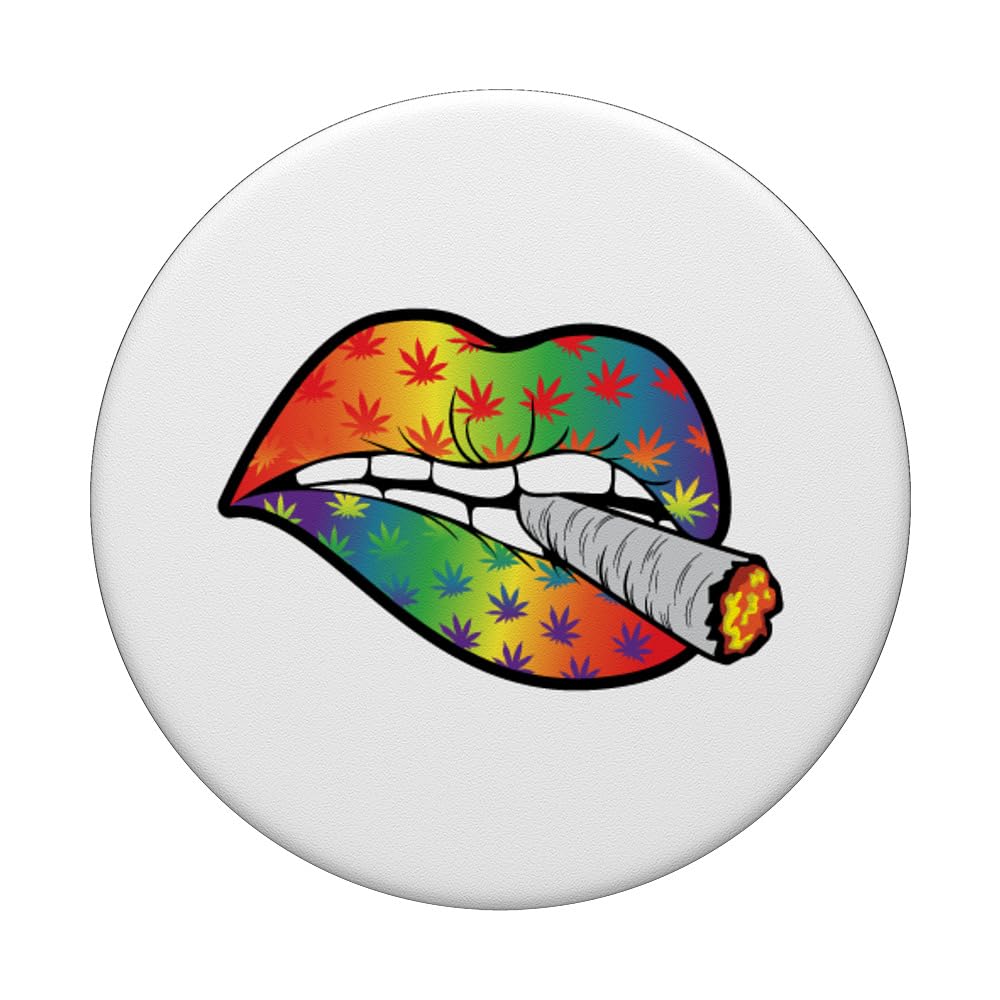 Rainbow Weed Smoke Wallpaper