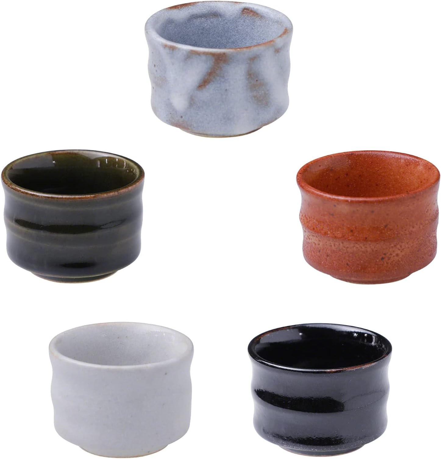 Amazon.com | WHJY Ceramic, Japanese Sake Cups, Traditional Chinese Kung ...
