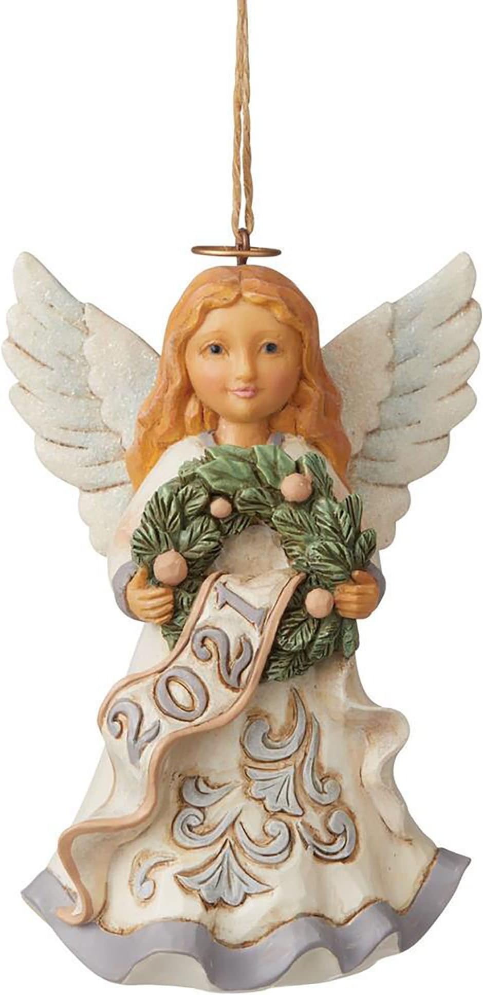 Amazon.com: Enesco Woodland Holy Family Dated Ornament by Jim Shore ...