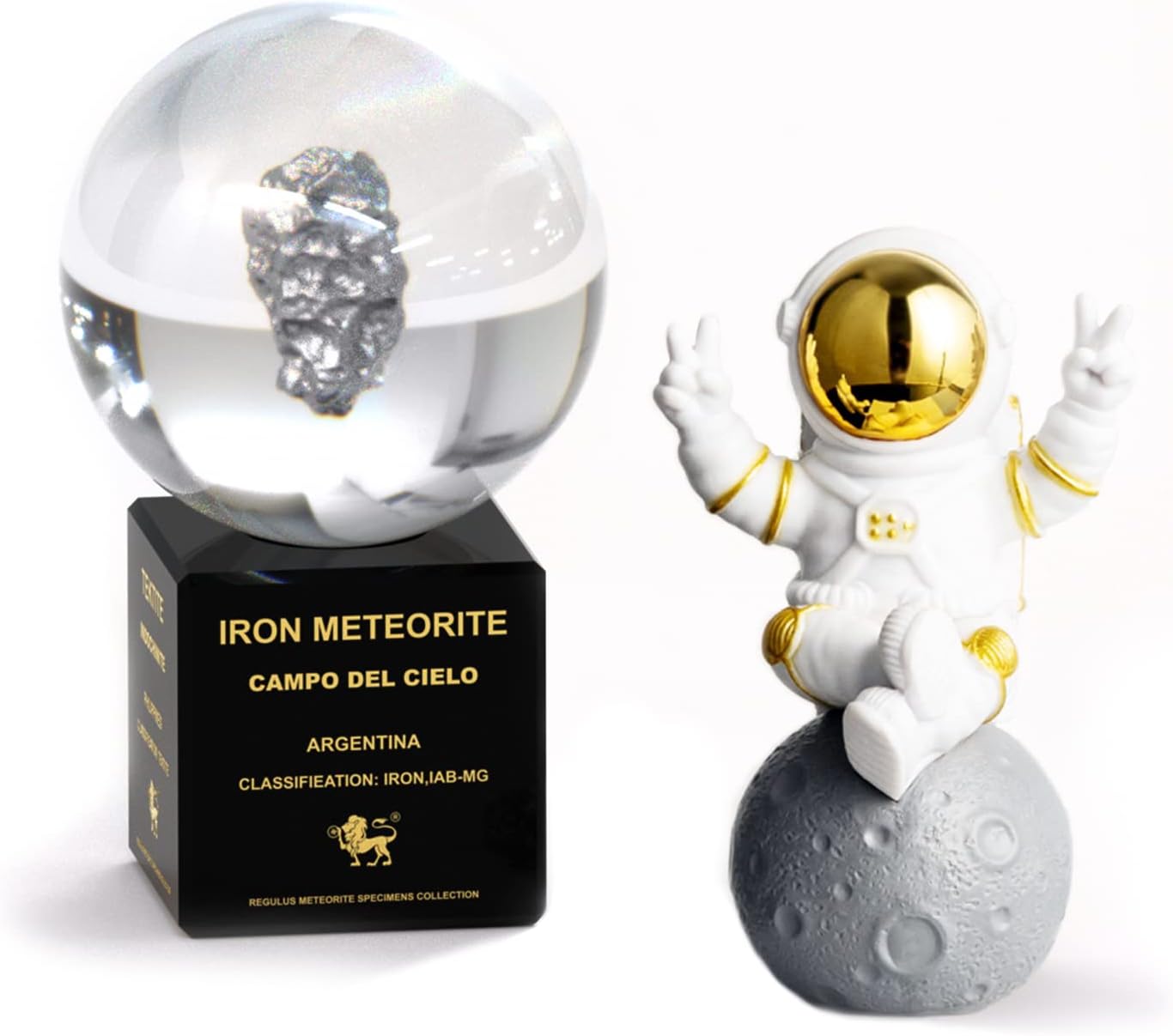 Amazon.com: Regulus Meteorite Crystal Ball 60mm/2.36" Campo del Cielo ...