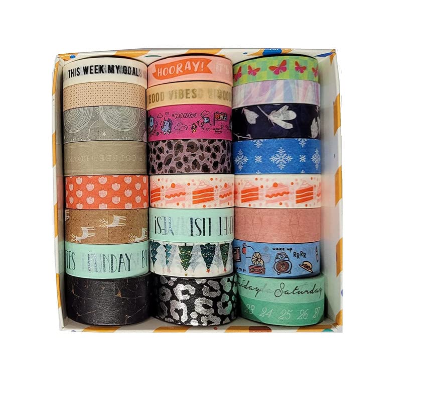 YBN Art Paper Masking Washi Tape for Craft Decorations - Designer tape ...