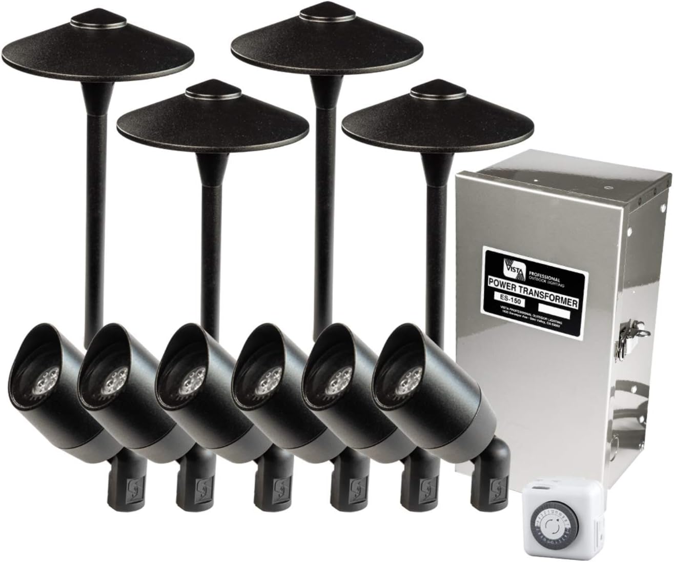 Vista Outdoor Lighting Pro Pack 2 Black - Amazon.com