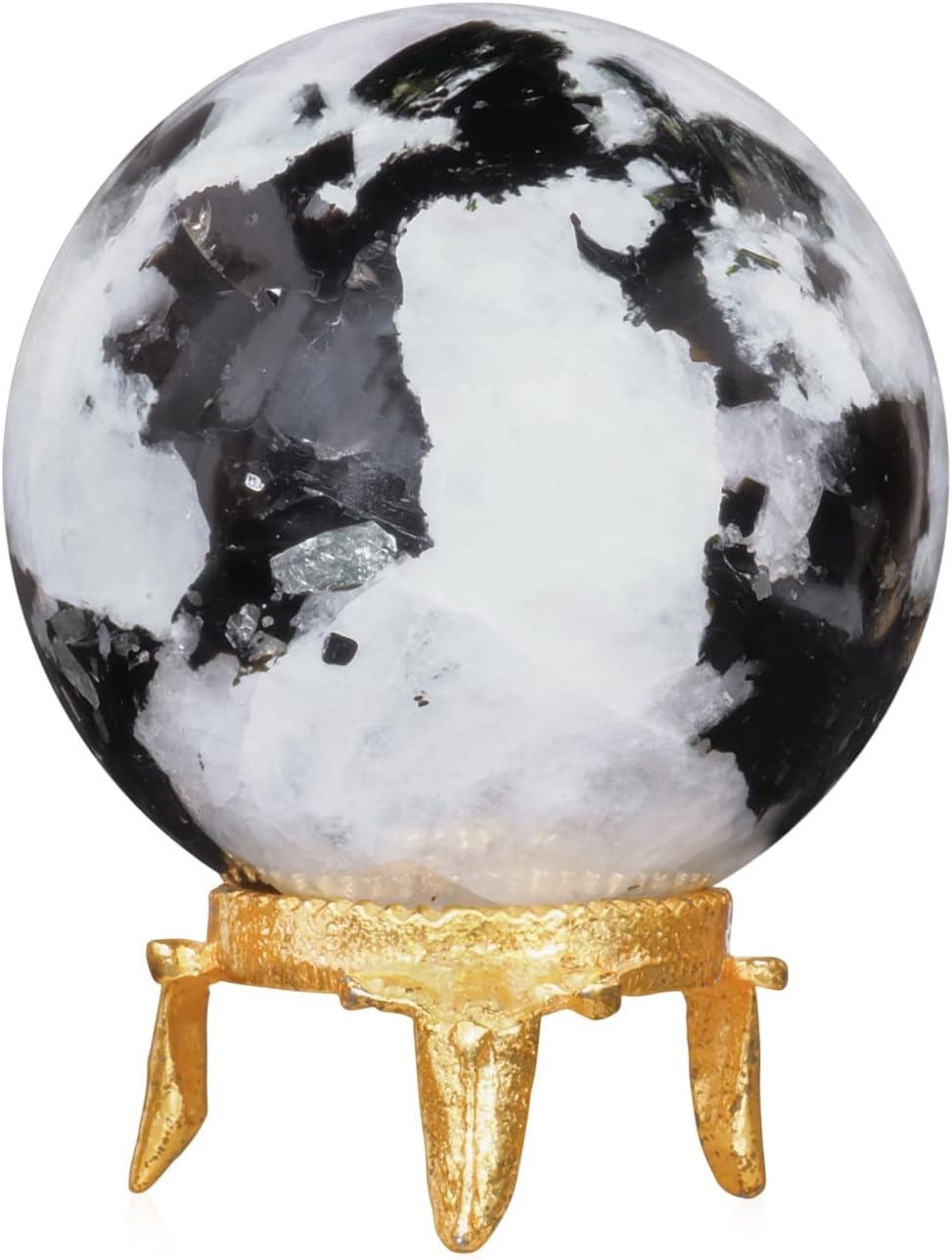 Amazon.com: NARIBABU Rainbow Moonstone Crystal - Stone Orb - Crystal ...