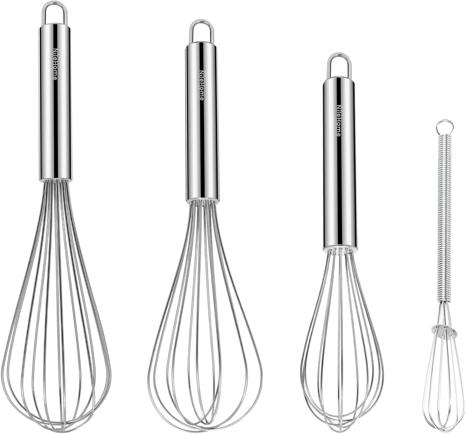 Amazon.com: CHuangQi (Pack of 12) 7 inch Stainless Steel Whisk for ...
