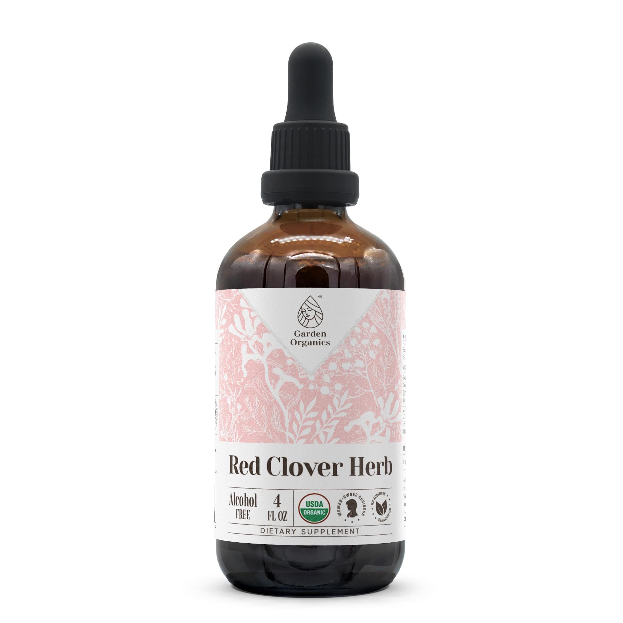 Amazon.com: Red Clover Herb USDA Organic Alcohol-Free Extract | Dietary ...