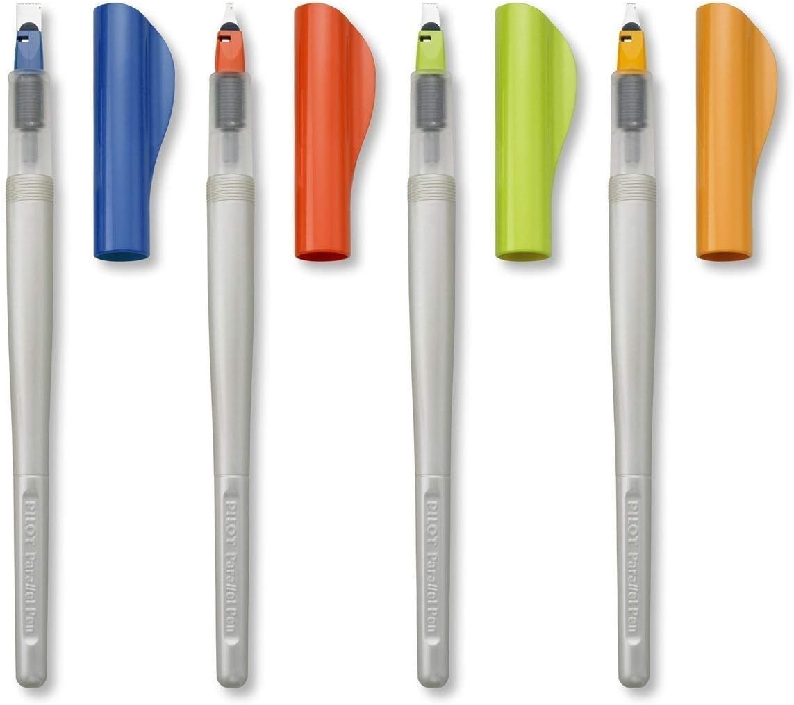Set of 4 Pilot Parallel Calligraphy Pens 1.5, 2.4, 3.8, 6.0 mm : Amazon ...