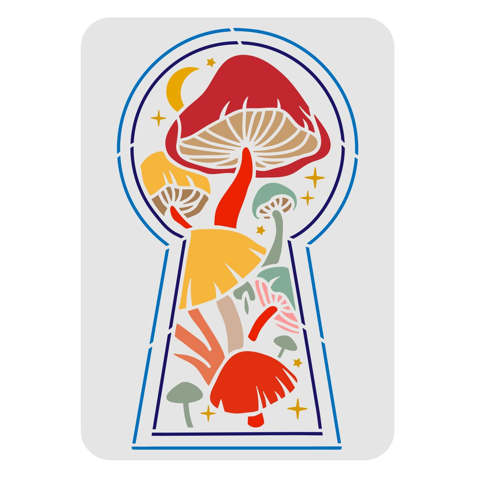 Pochoir Champignon Magique 8 200+ Cèpe Stock Illustrations,