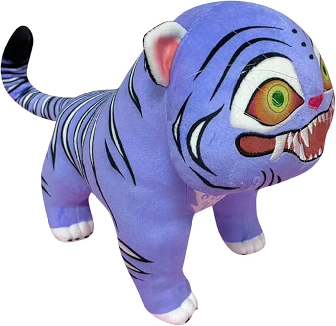 HGWOPGASD Kpop Demon Hunters Lila Tiger Plüschtier Niedliches ...