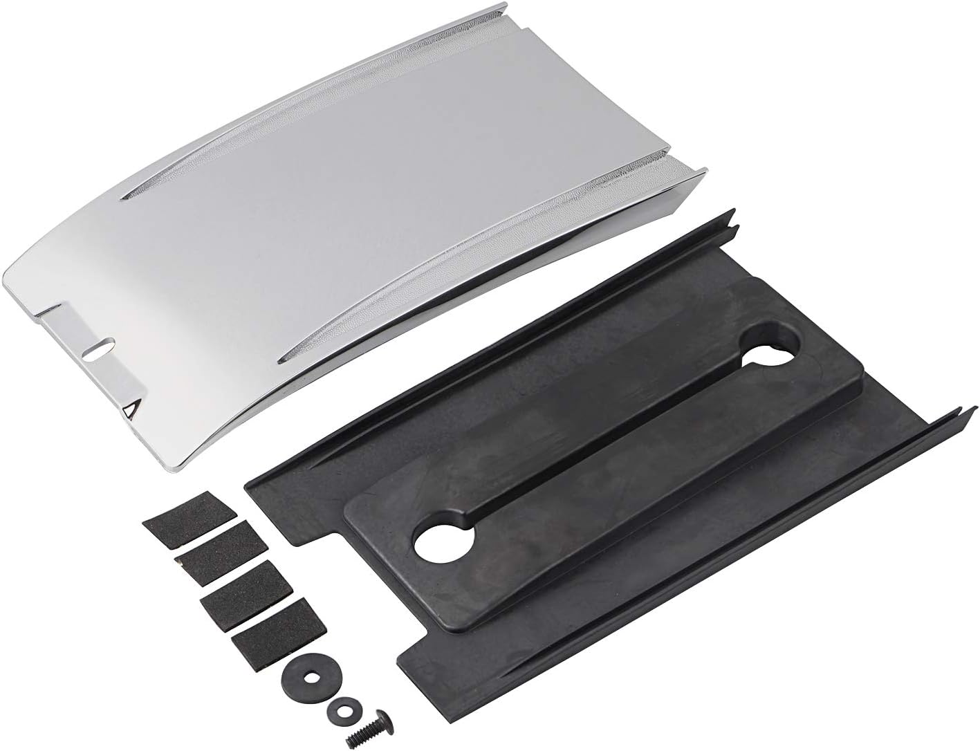 Amazon.com: XMMT Chrome Lower Tank Dash Panel Extension for Harley ...