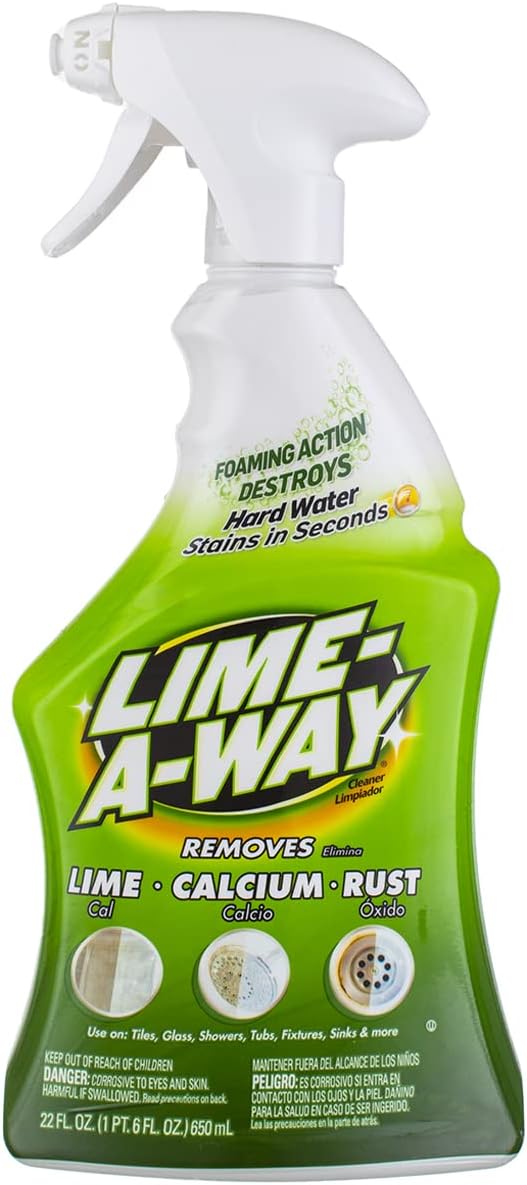 Amazon.com: Lime-A-Way Bathroom Cleaner, Removes Lime Calcium Rust 22 ...