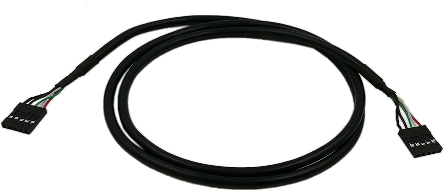 Amazon.com: zdyCGTime 80CM USB 2.0 Internal Motherboard Extension Cable ...