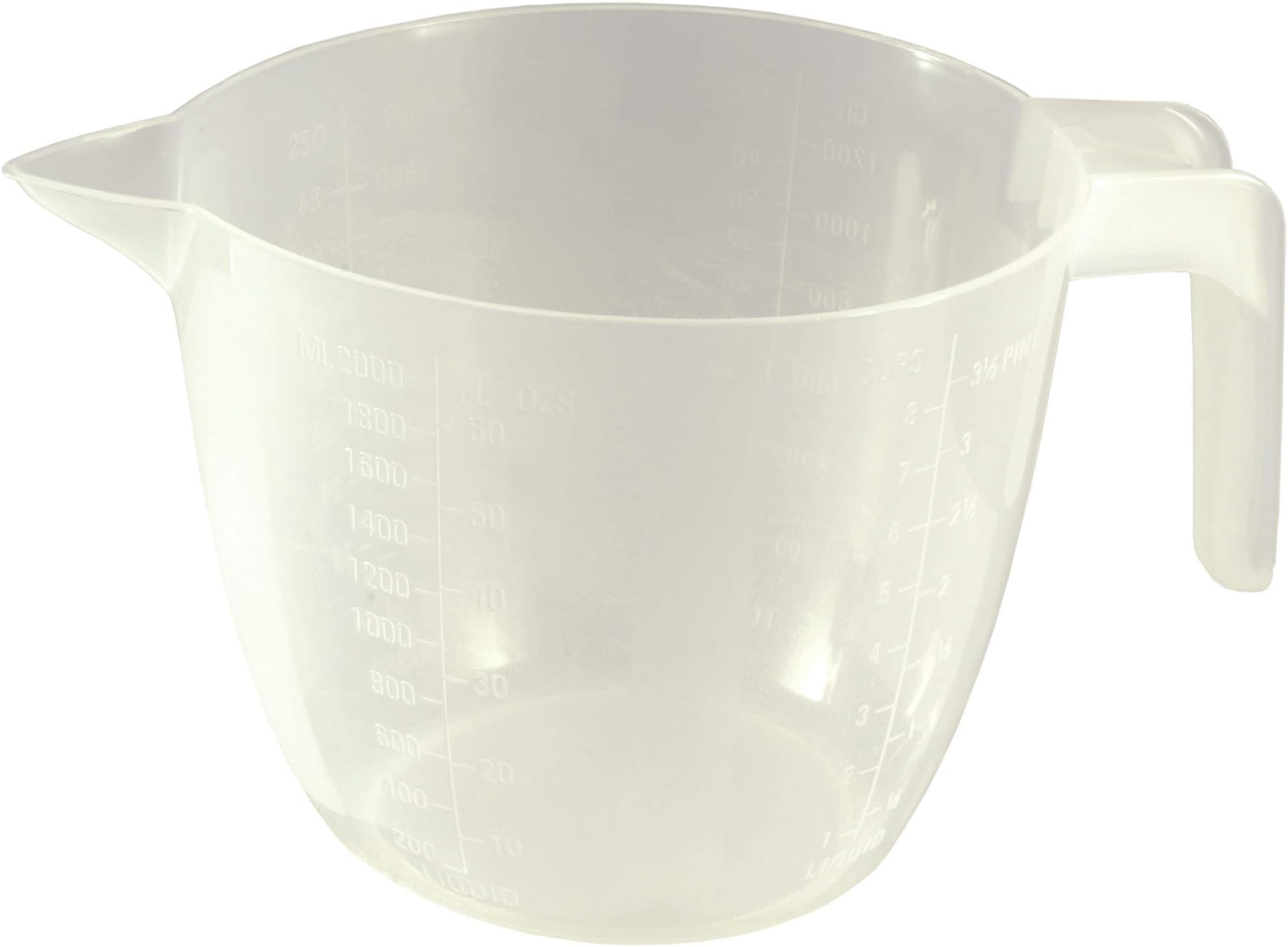 Wham Stackable Clear Plastic Measuring Jug ( 2L ) Capacity : Amazon.co ...