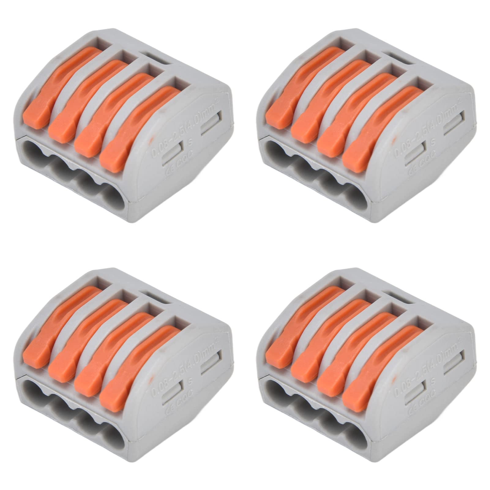 Conectores De Cables Eléctricos 50 Pcs Lever Wire Connector Compact ...