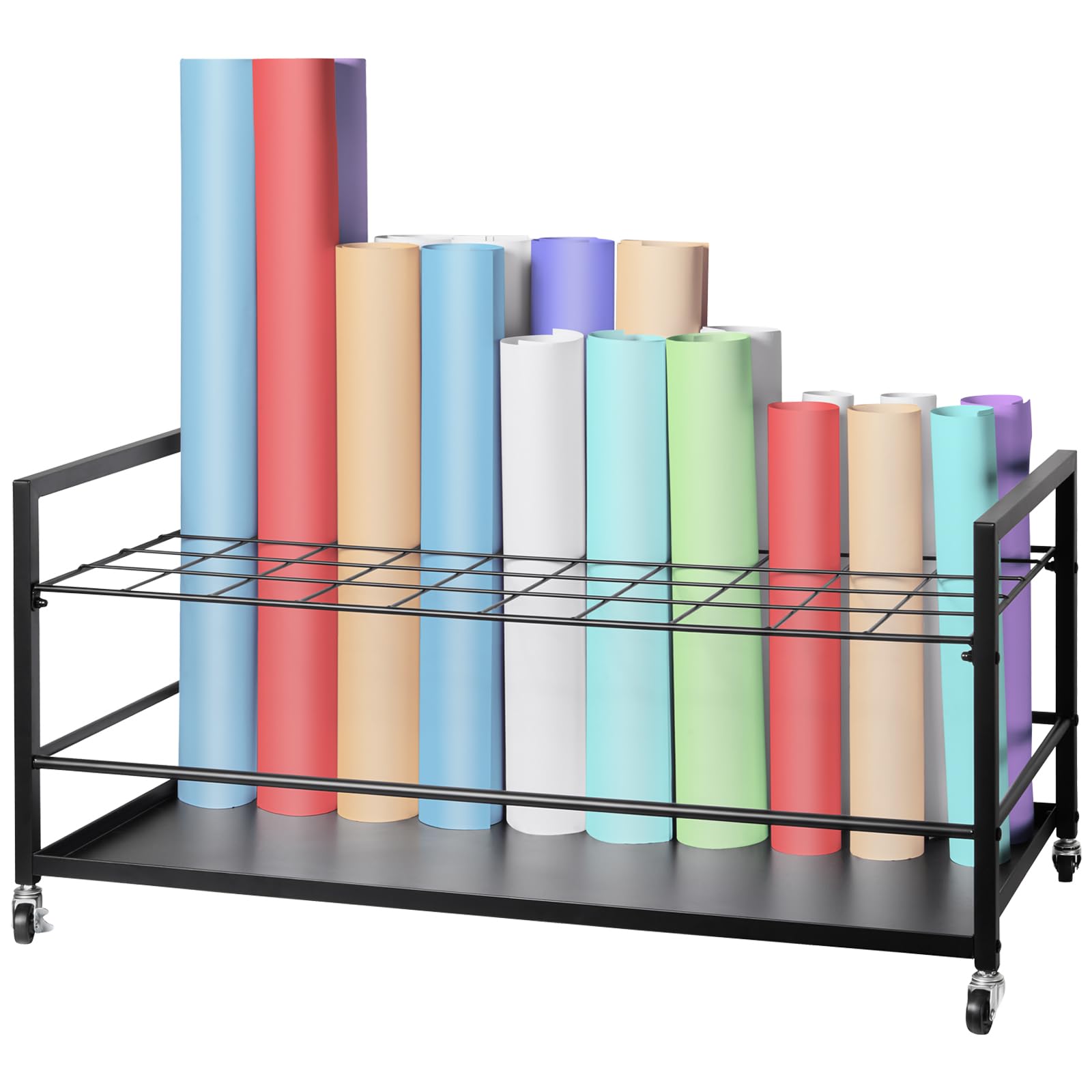 Amazon.com : VEVOR Blueprint Storage Rack, 50 Slots Blueprint Holder ...