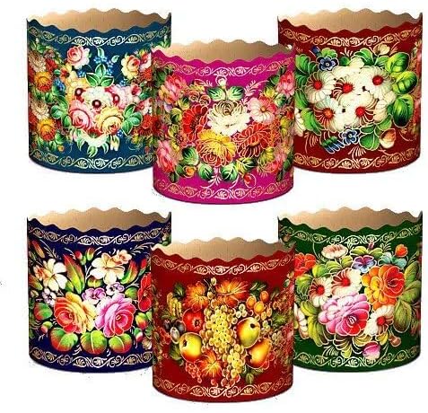 Amazon.com: 12 oz Easter Bread Baking Paper Molds | 12 Pack | Easter ...