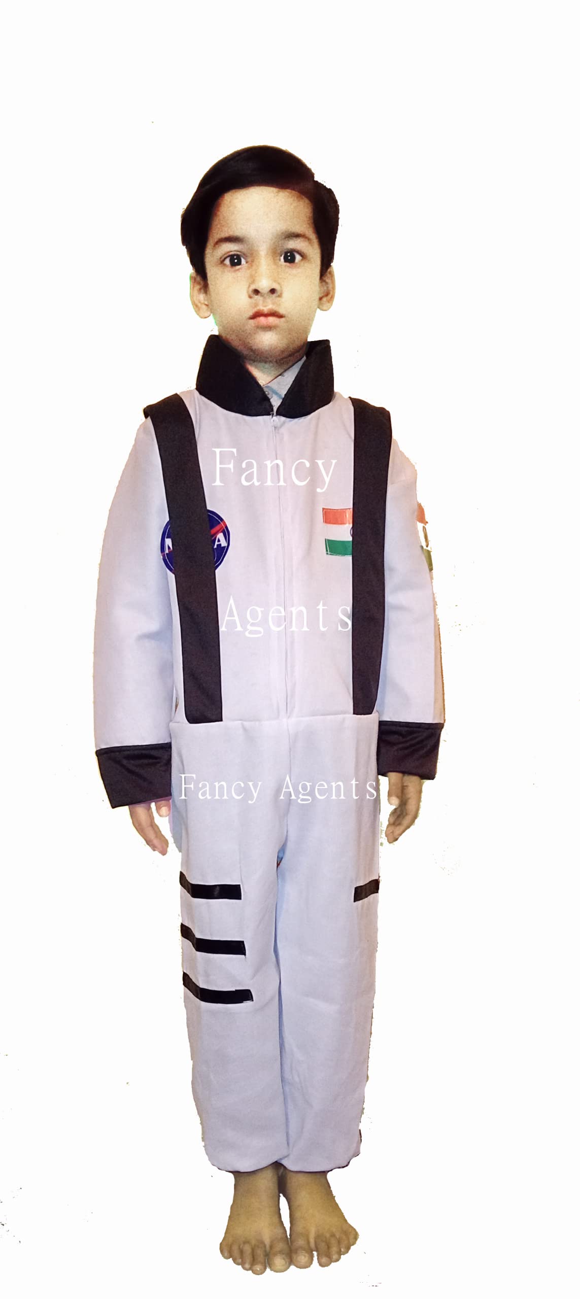 Buy Fancy Agents Beautiful White Color Astronaut Costume for kids ...