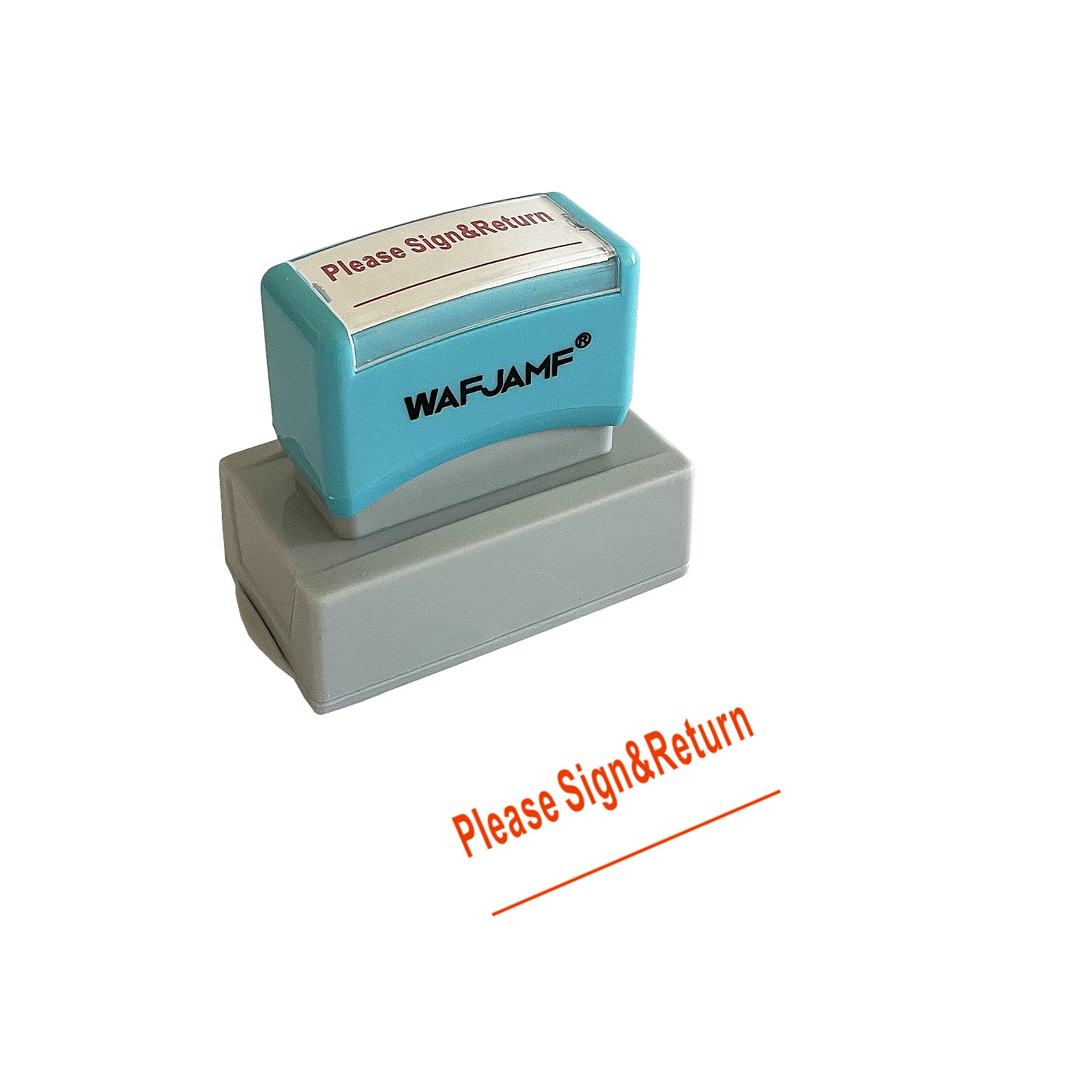 Snapklik.com : Please Sign& Return StampMessage Stamp Pre-Inked Office ...