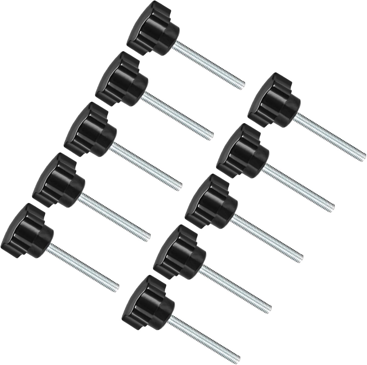 Amazon.com: CoCud Star Clamping Knobs, M5 x 45mm Male Thread 24mm Head ...