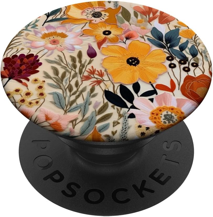 Amazon.com: Flower Bouquet Floral Pattern Sage Green With Wildflowers ...