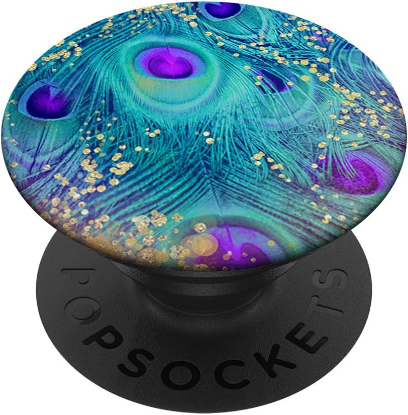 Amazon.com: Peacock Pop Sockets PopSockets PopGrip: Swappable Grip for ...