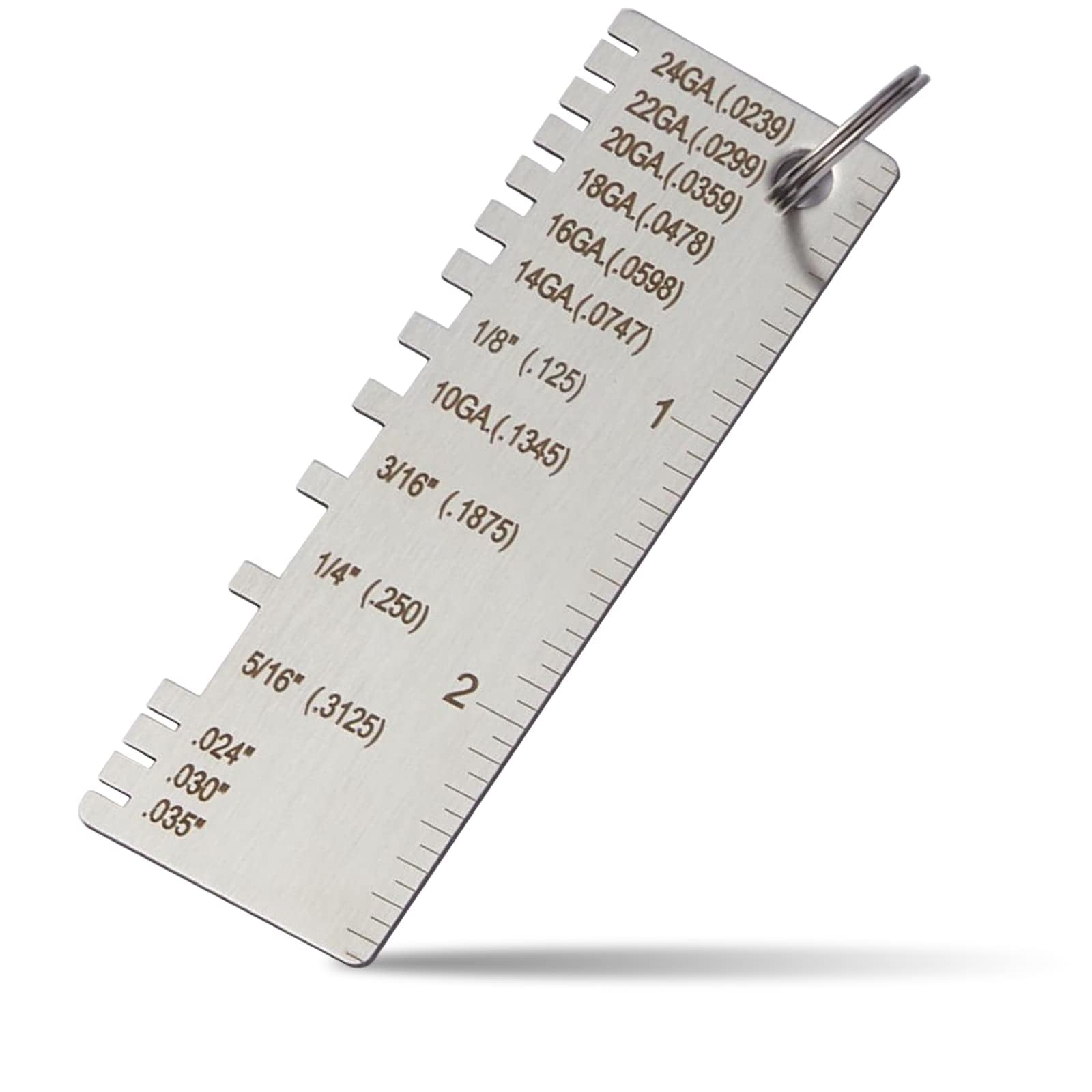 Snapklik.com : Portable Metal Sheet Thickness Gauge- Stainless Steel ...